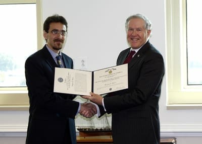 Strauss Scholar Eugene Gholz Receives Exceptional Public Service Medal ...
